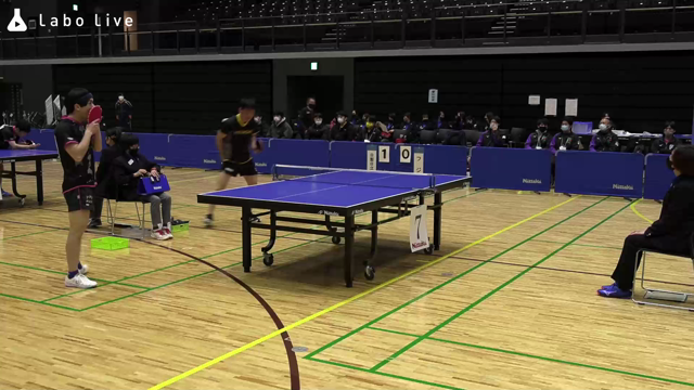 倉 啓太(フジ) 対 高田 直騎(日製日立) - 2022 年度 JTTL 選抜・全国チャンピオン卓球大会 | LaboLive