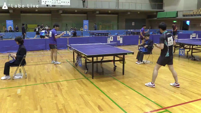 長井 優季 (鶴谷病院) 対 中本 敦雄 (東京ガス千葉) - 2019年 JTTL選抜全国チャンピオン卓球大会 | LaboLive